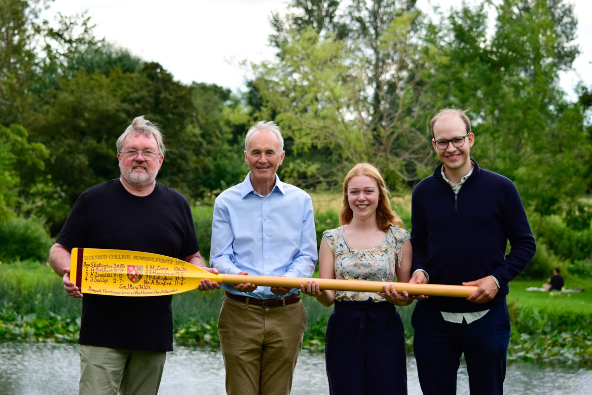Boat Crew and Blades Reunited - Wolfson College